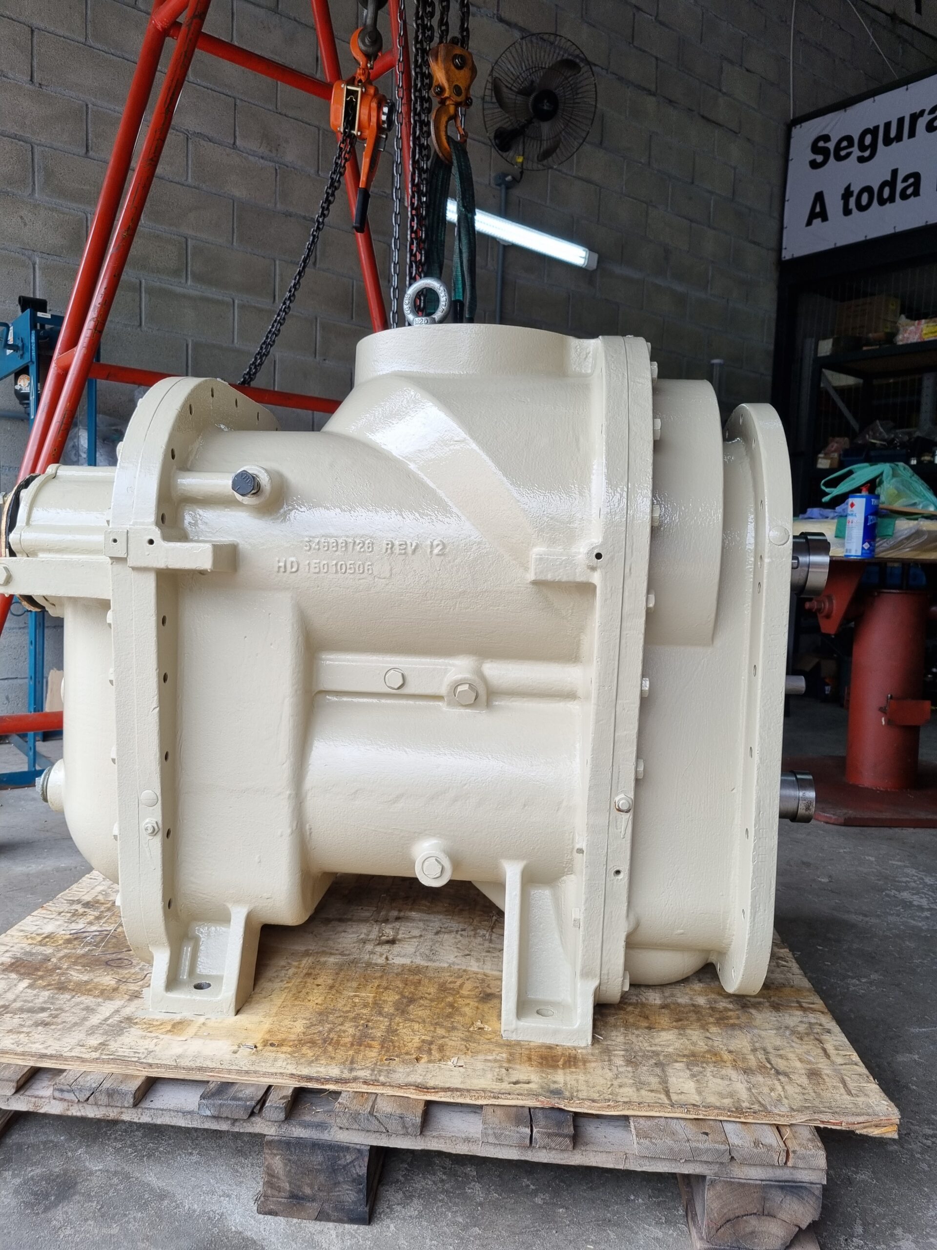 Reconstrução de Unidade Compressora – Spinplus Compressores Ingersoll Rand